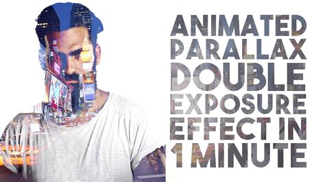 Animated Parallax Double Exposure Photoshop Action Guide Youtube