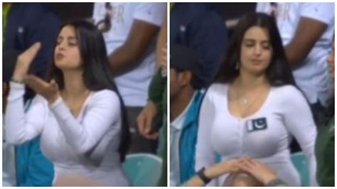 Flying Kiss Girl Goes Viral As Pakistan Enters T20 Wc Semi Final Watch