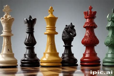 Exquisite Collection Of Unique Chess Pieces Showcasing Diverse Artistic