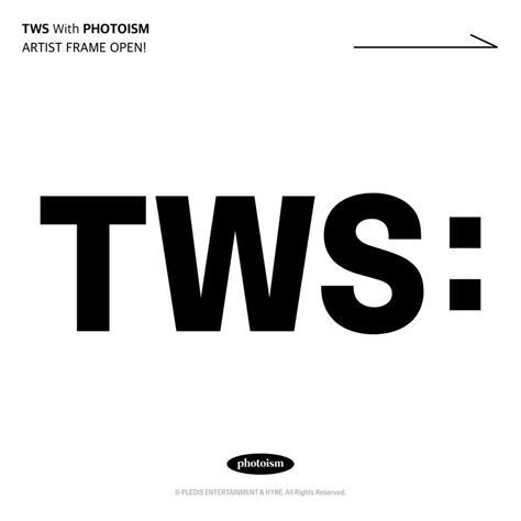 포토이즘 With 투어스 프레임 오픈 팬플러스 커뮤니티