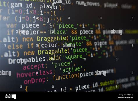 Colorful And Complex Javascript Code Displayed On A Computer Screen Highlighting Various Syntax