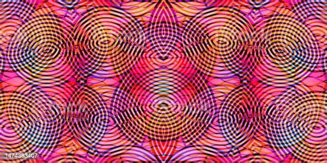 여러 가지 빛깔의 아프리카 직물 매끄럽고 질감이있는 패턴 핑크 퍼플 및 오렌지 색상 기하학적 디자인 0명에 대한 스톡 벡터 아트 및 기타 이미지 Istock