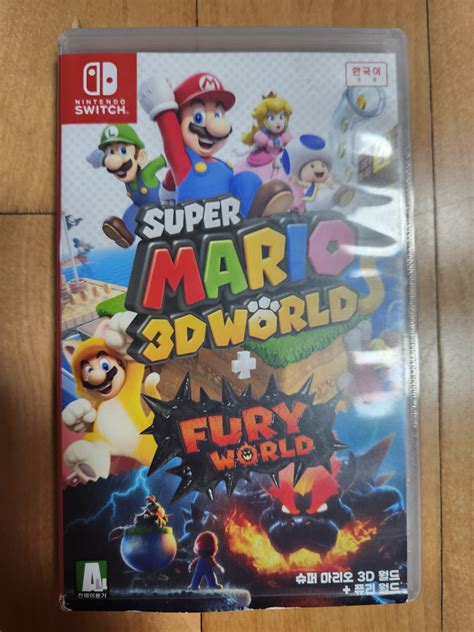 슈퍼마리오 3d월드 퓨리월드 닌텐도 잠실동 취미게임음반 당근 중고거래