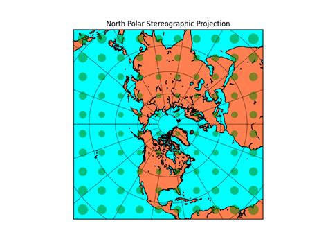 Stereographic Projection Map