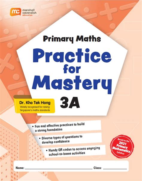 Primary 3a Maths Practice For Mastery Popular Book Company Pte Ltd