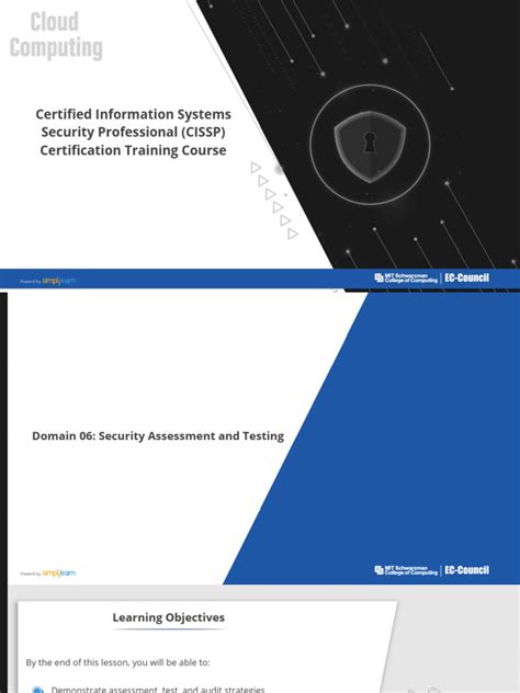 Ebook Cissp Domain 06 Security Assessment And Testing Pdf Audit Software Testing