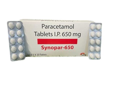 Paracetamol Tablet Ip 650mg 10x5x10 At Best Price In Chhatrapati
