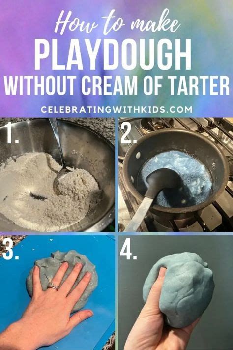 Homemade Playdough Recipe Without Cream Of Tartar