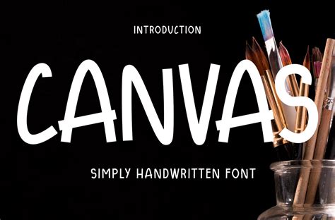 canvas regular premium font
