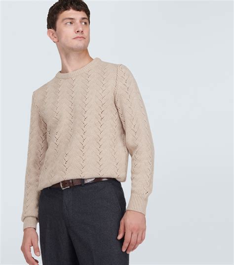 베이지 캐시미어 스웨터 Kiton Mytheresa