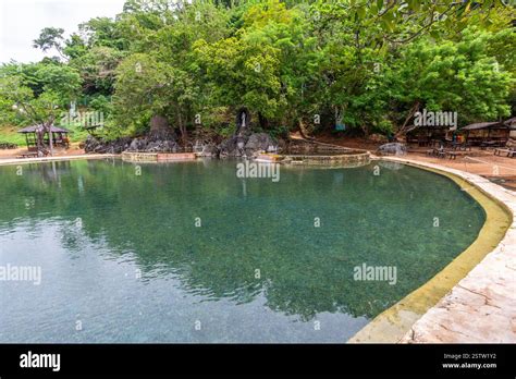 View Of Maquinit Hot Spring Pool In Coron Philippines A Rare