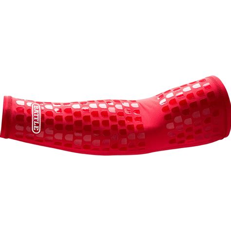 Battle Sports Ultra Stick Football Full Arm Sleeve Lxl Red