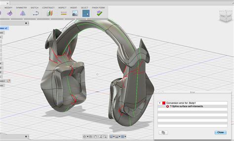 T Spline Surface Self Intersects Autodesk Community