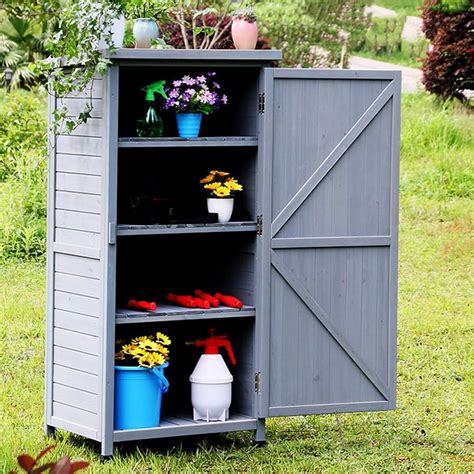 Outdoor Plastic Storage Cabinets Outdoor Storage Cabinet Garden My