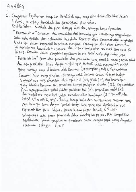 Problem Set 2 Macroeconomics Makro Ekonomi Studocu