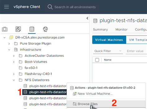 Activedr With Nfs Datastores Vsphere Configuration And Test Failover Part 3 Cody Hosterman