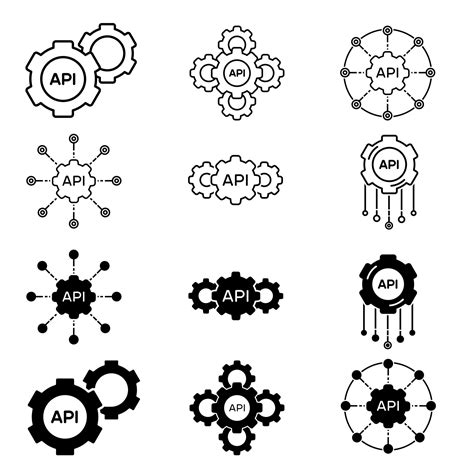 Api Vector Icon Software Integration Illustration Sign Application