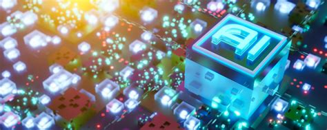 추상적인 컴퓨터 디지털 칩 프로세서 및 Ai 기호 회로 기판의 전자 부품 인공 지능 기술 배경 기계 학습 마이크로 프로세서 Cpu 3d 그림 3차원 형태에 대한 스톡 사진