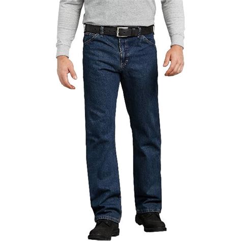 Dickies Regular Straight Fit 6 Pocket Denim Jeans Heritage Tinted Khaki Stevens Creek Surplus