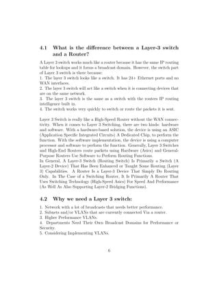 Router Vs Switch Layer3 PDF Computer Networking Computing