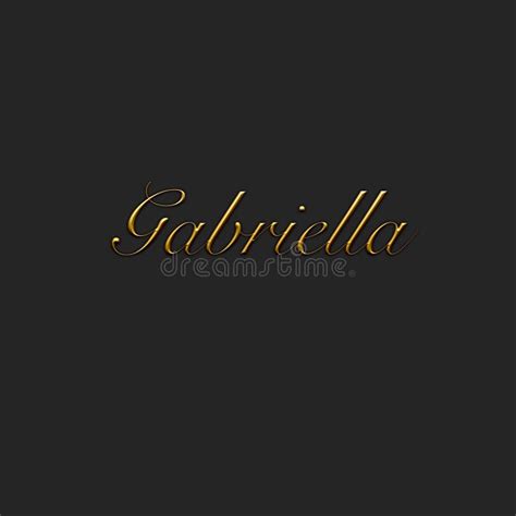 Gabriela In Cursive