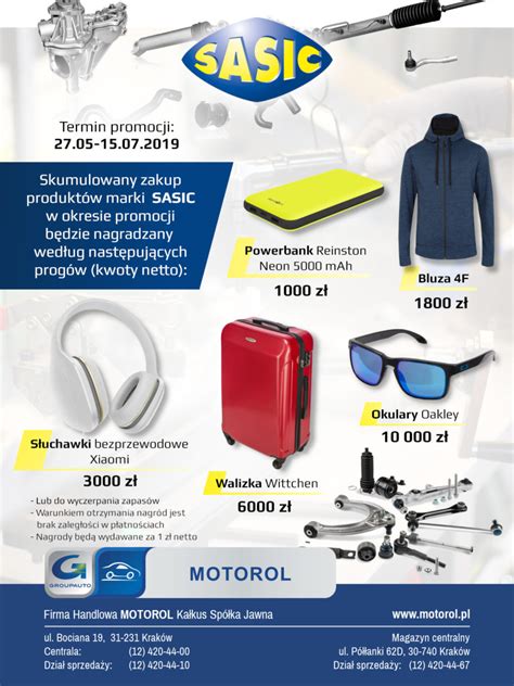 Promocja Sasic | MOTOFAKTOR