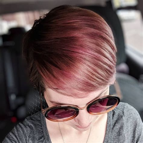 Rose Gold Pixie Hair And Beard Styles Short Hair Cuts Short Hair Styles