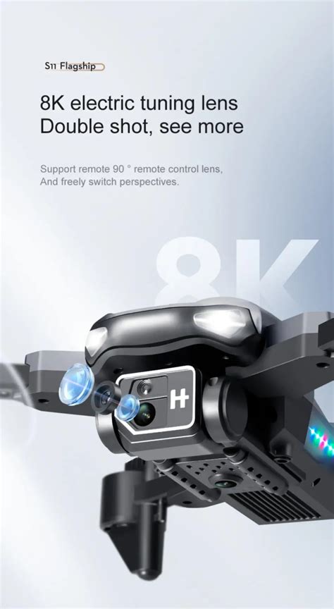 Gps Dual Camera Omnidirectional Obstacle Avoidance Quadrotor Drone Star Time Gadgets