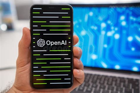 Openai Logo Of Neural Network On The Screen Of Smartphone Editorial Photo Image Of