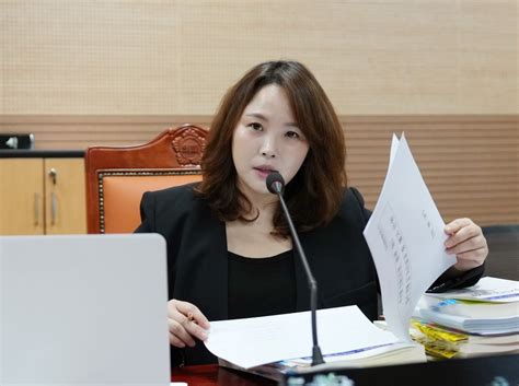 아산시의회 박효진 의원 자원봉사자 자발적 참여유도 위한 제도개선 촉구