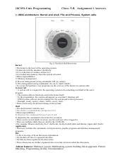 UNIX Programming Assignment 1 Answer Pdf 18CS56 Unix Programming