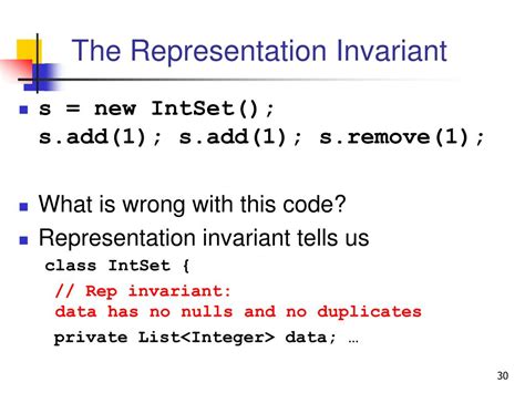 ppt adts representation invariants and abstraction functions