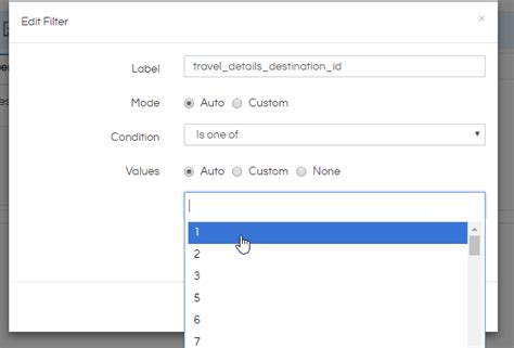 Filters Usage Customization Helical Insight