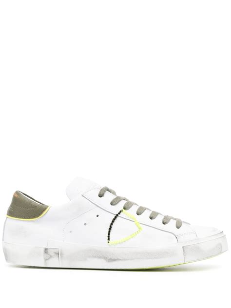 Philippe Model Paris Paris Logo Patch Sneakers Neutrals £399 00 Mirror Online