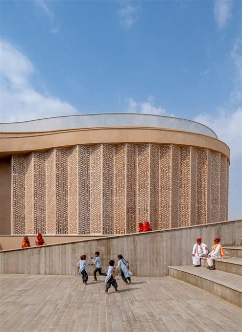 Sanjay Puri Architects Completes Spiral Nokha Village Community Centre