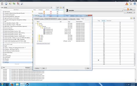 HELP Bodyslide CBBE Racemenu Morphs With Mod Organizer Skyrim Technical Support LoversLab