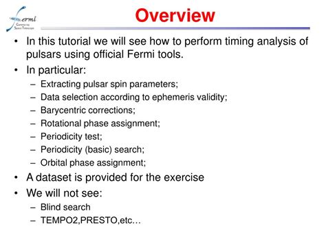 Ppt Pulsar Analysis With Lat Data A Quick Tutorial Powerpoint