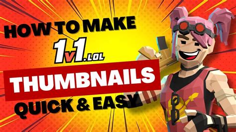 How To Make Your Own 1v1 Lol Thumbnails Using These Free Skin Assets YouTube