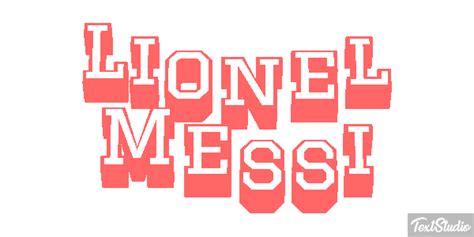 Lionel Messi Celebrity Animated Gif Logo Designs