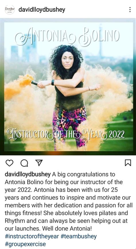 Thank You David Lloyd Bushey Great Start To 2023 😊 Antonia Bolino