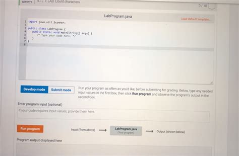 solved 4 17 lab count characters write a program whose