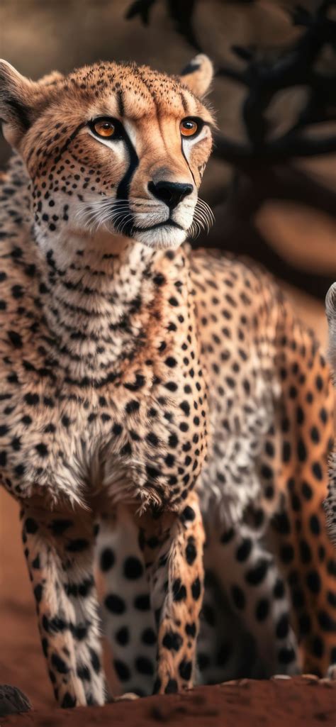 Cheetah Wallpaper 4k Cub Ai Art