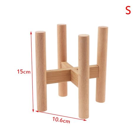 1pc Hout Planter Pot Trays Bloempot Rek Sterke Vri Grandado