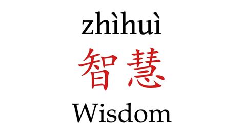 Wisdom In Chinese