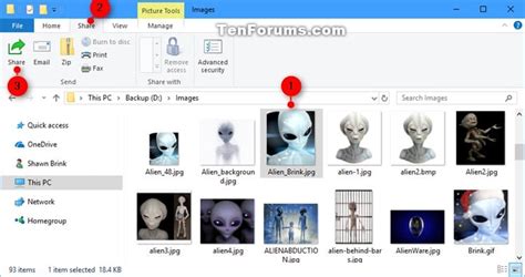 Share Files Using An App In Windows Tutorials