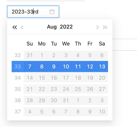 Datepicker Pickerweek 禁用时，切换年，选中项没有跟着禁用周取消选中效果 · Issue 44107 · Ant Designant Design · Github