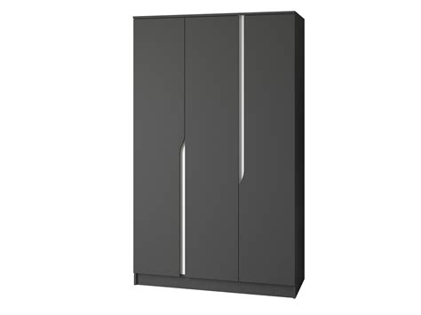 Шкаф распашной Монс 3 х дверный антрацит купить за 16890 руб в Москве интернет магазин