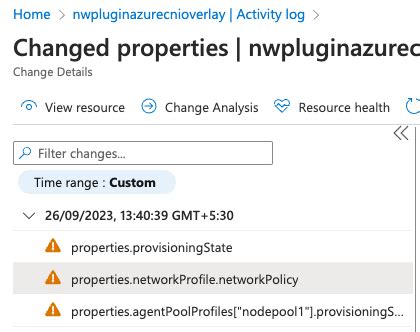 Bug Alerts Generated On The Azure Portal For An Aks Cluster Doesn T Show Networkprofile