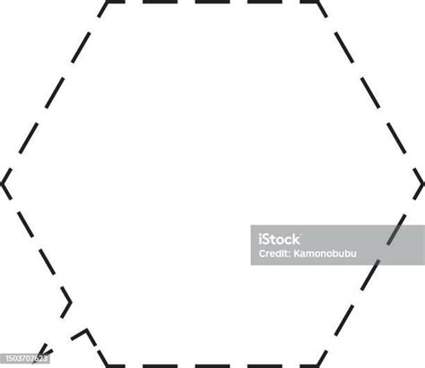 육각형 말풍선 파선 흰색으로 칠해짐 걱정하는에 대한 스톡 벡터 아트 및 기타 이미지 걱정하는 기포 대화 풍선 문자 기호 Istock