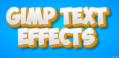 Gimp Text Effects Text Effect And Logo Design Font